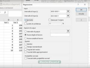 MasterExcel.it | P Value su Excel (metodo semplice)